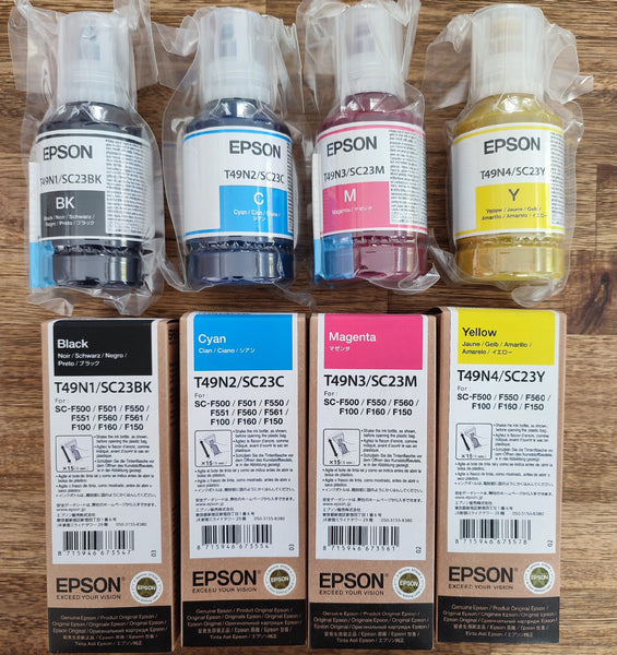 Epson Genuine 140ml T49N series dye sublimation ink – Bulk Ink | Reg ...